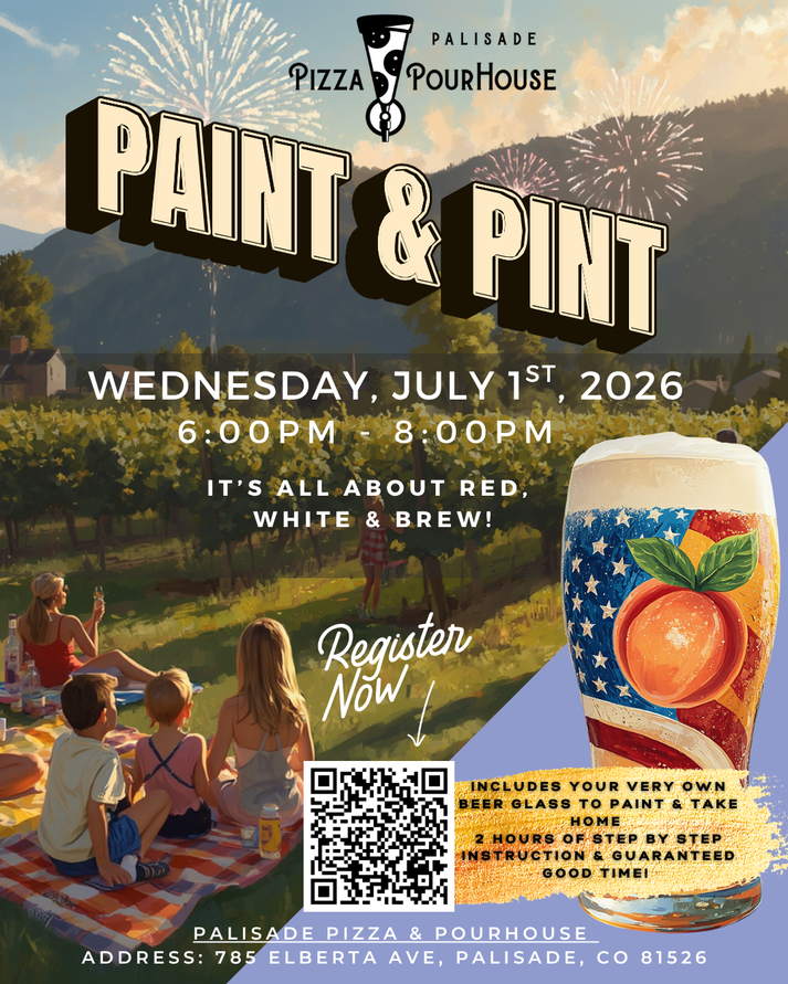 Paint & Pint: Red, White & Brew! (July 1) – Pretty Palette Party